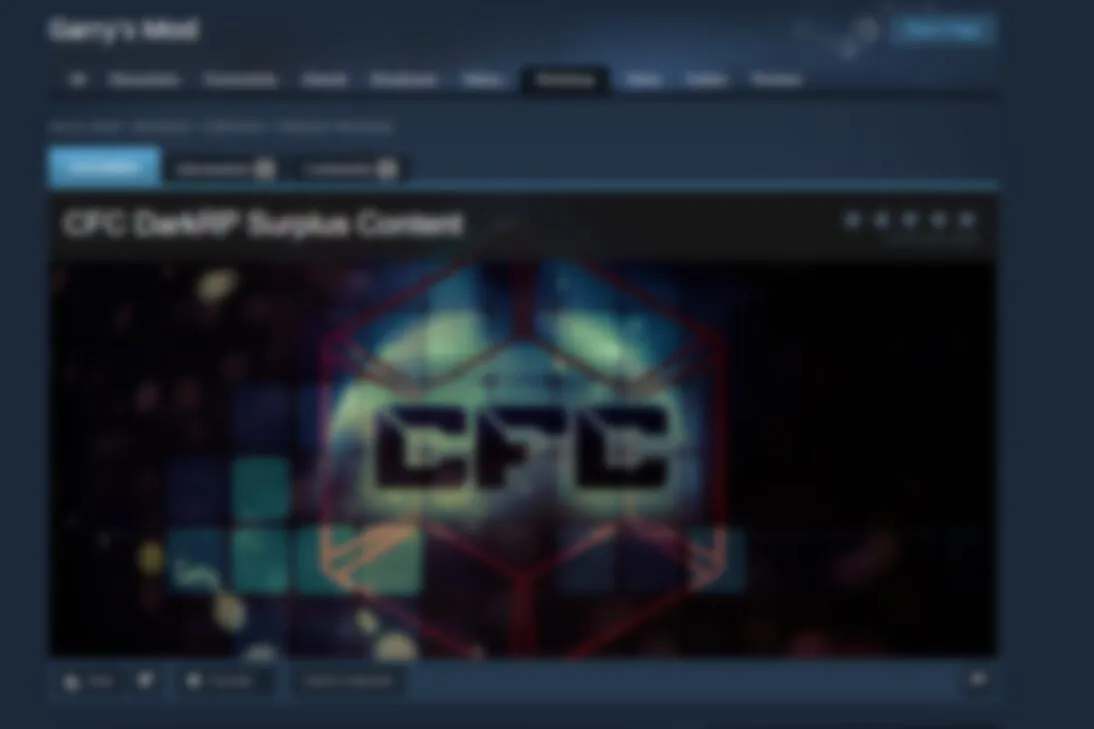 CFC Servers Landing Page